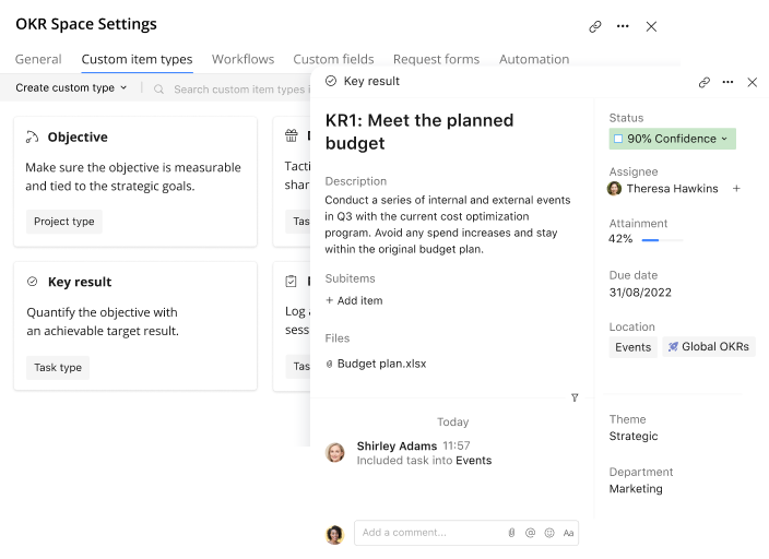 Custom Item Types: Versatile & Customized Workspaces | Wrike